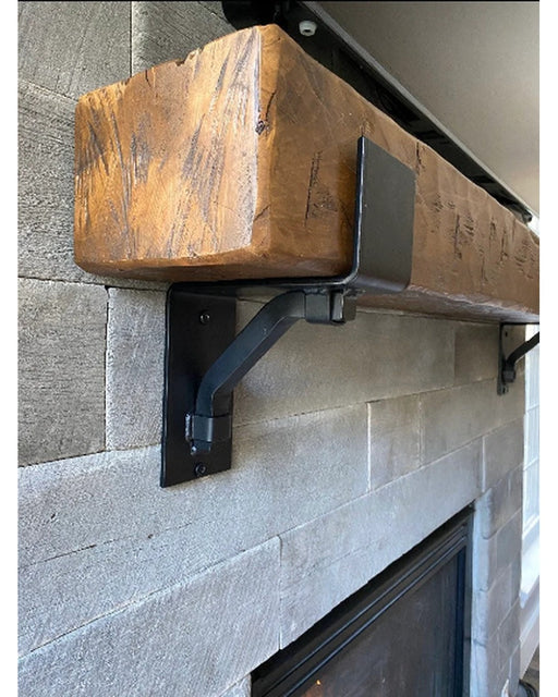 Buffalo 4" Mantel Bracket — Steel Square Support | Made in USA ...