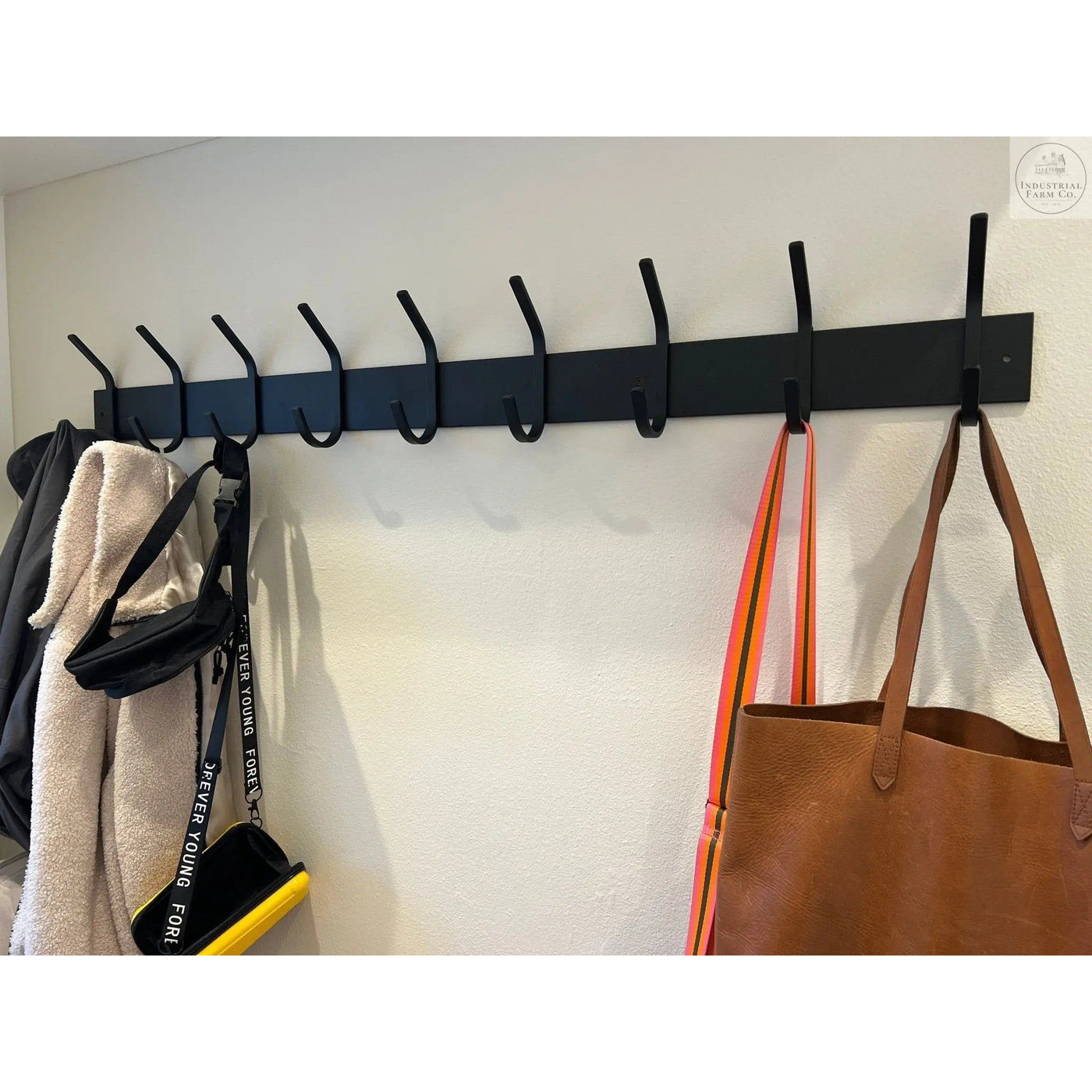 The Cooperstown Double Hook Coat Rack - Industrial Farm Co
